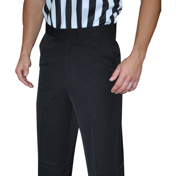 Smitty 4-Way Stretch Flat Front Pants w/ Slash Pockets - RefMasters